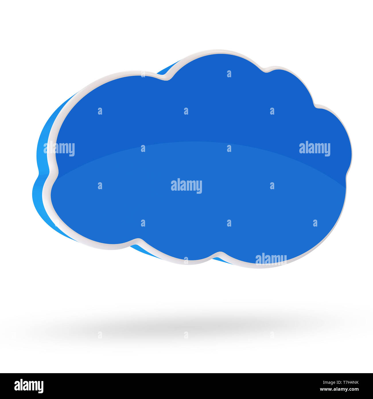 Cloud Computing Symbol isolated on white background Stock Photo - Alamy