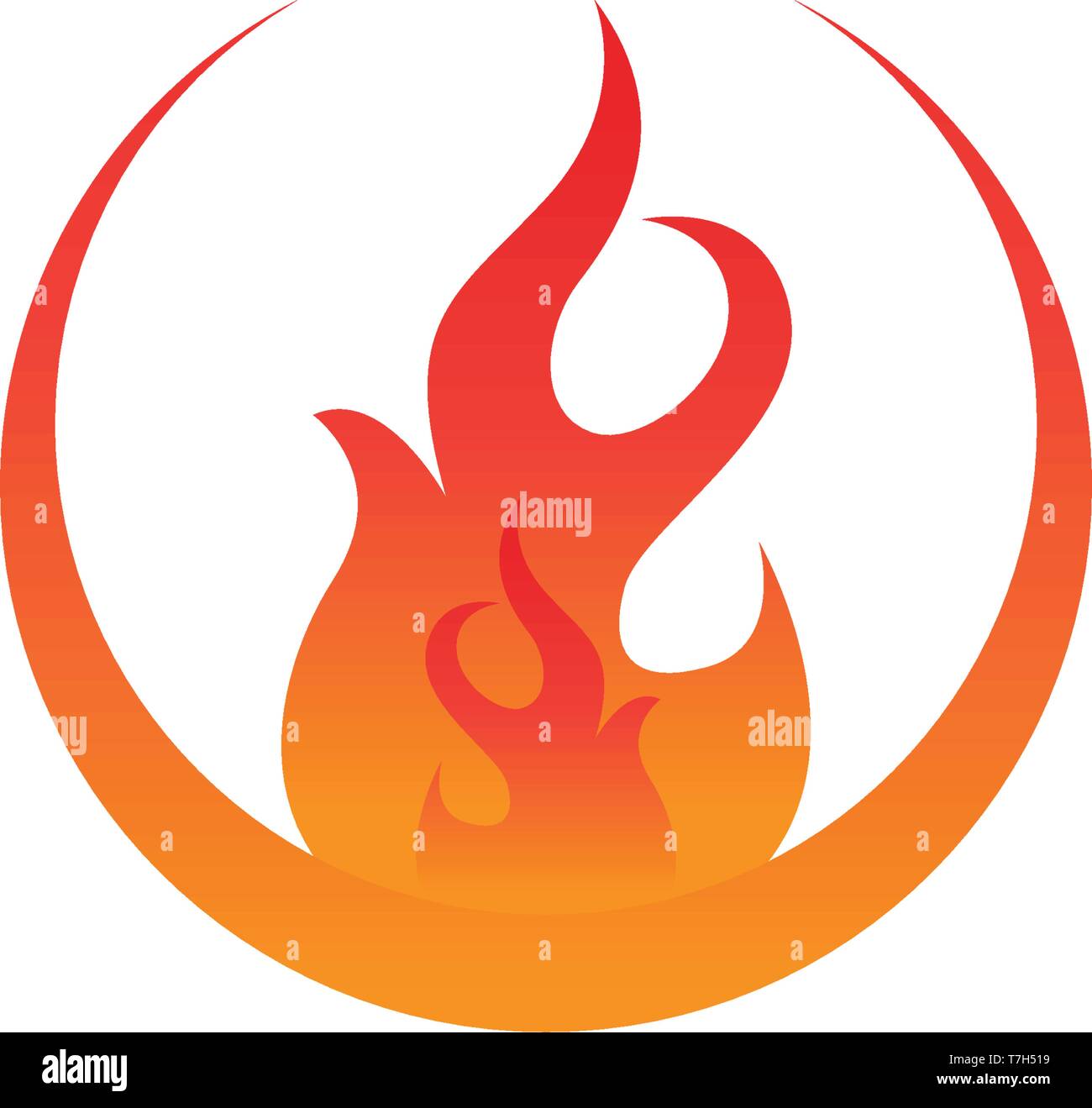 Fire logo and symbols template icons app Stock Vector Image & Art - Alamy
