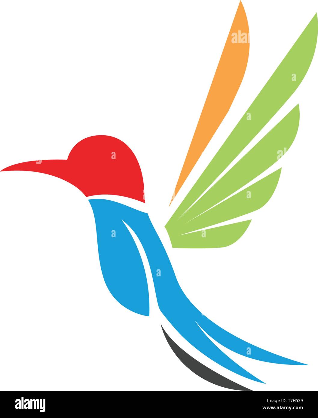 Hummingbird icon logo and symbols template vector Stock Vector Image ...