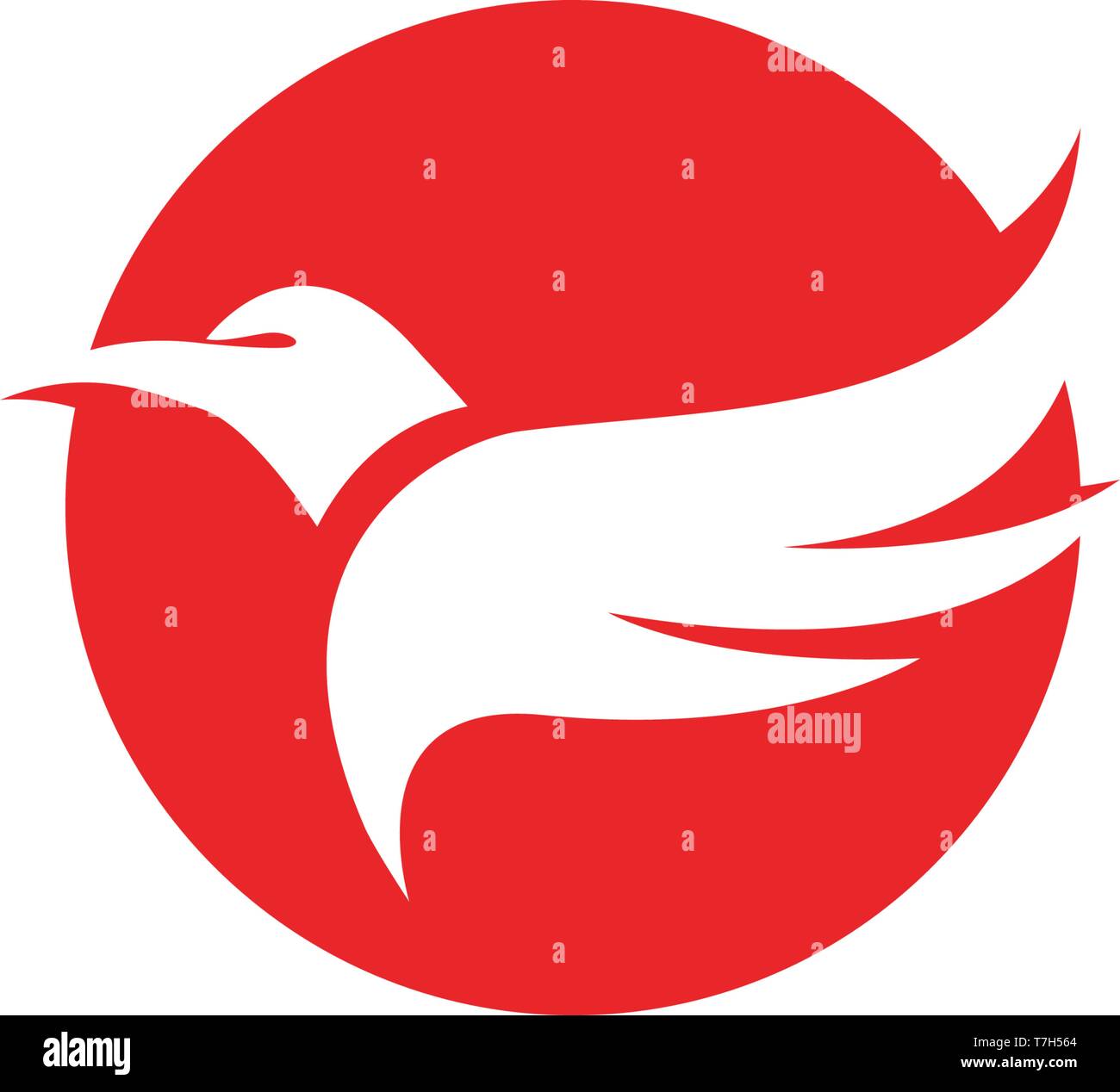 Wings bird sign abstract template icons app Stock Vector Image & Art ...