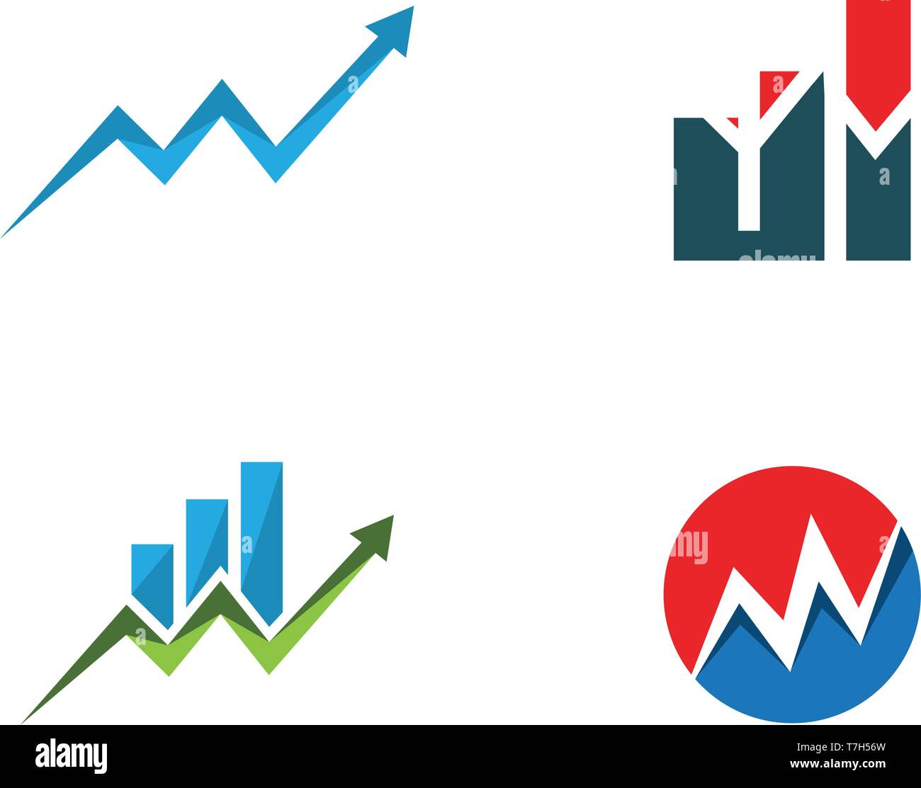 finance logo and symbols vector concept illustration Stock Vector Image ...