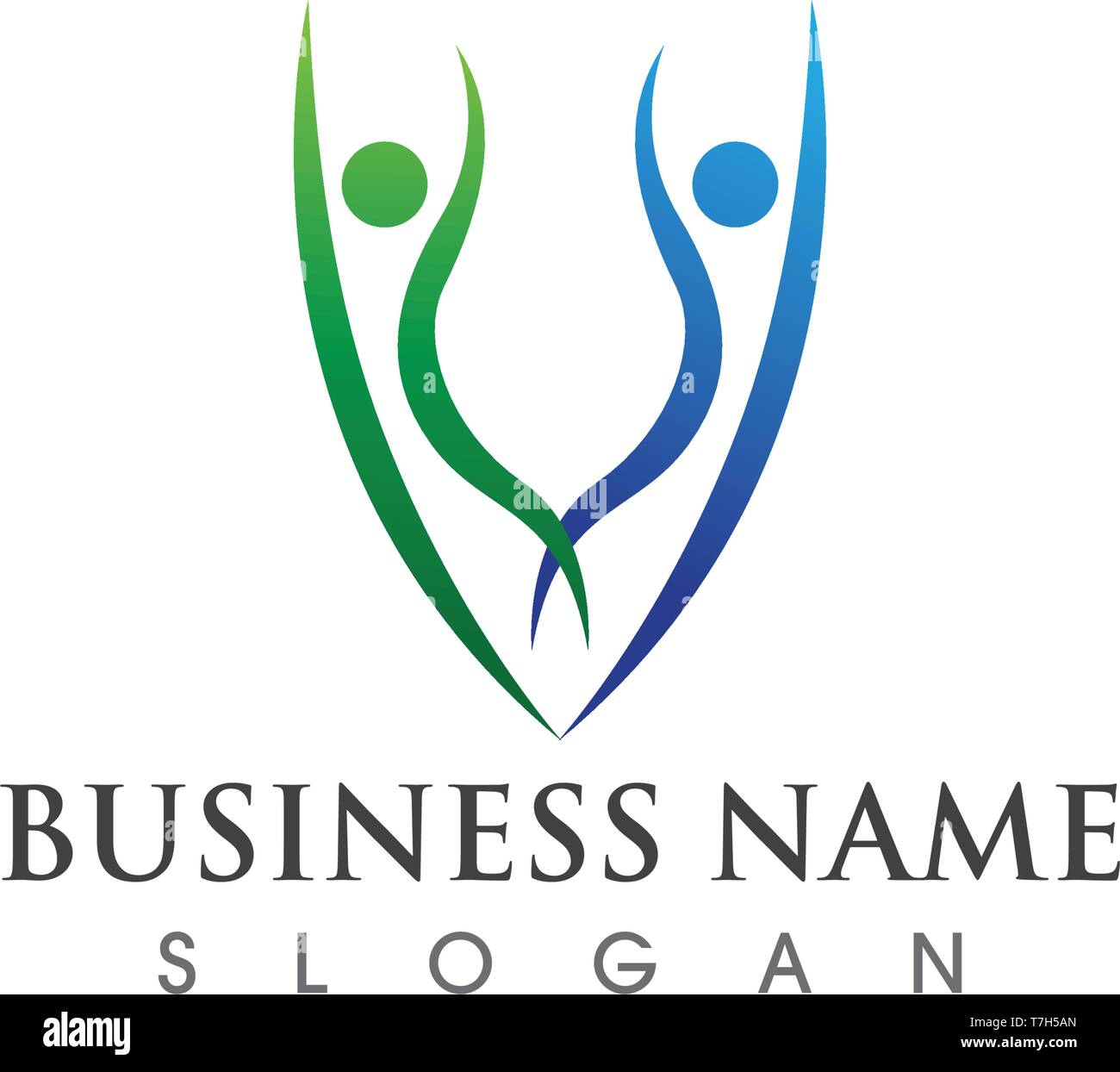 Health people logo and symbol vector Stock Vector Image & Art - Alamy