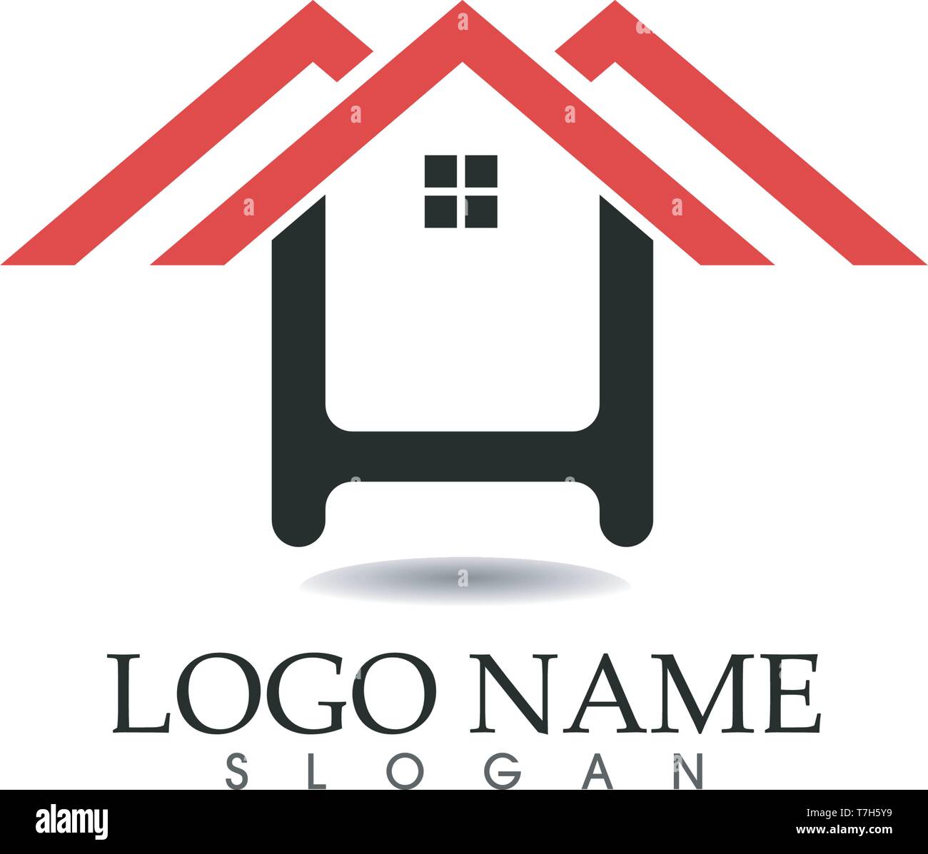 Home and building logo and symbol vector template Stock Vector Image ...