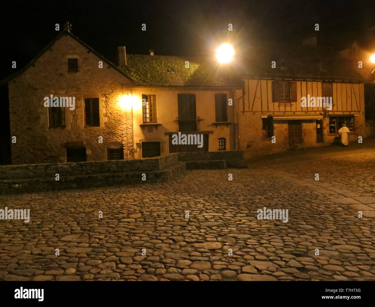 Historic hillside village conques france hi-res stock photography and ...