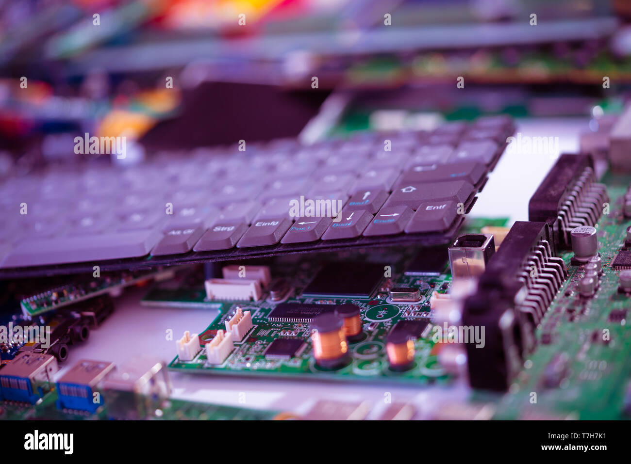 Electronic devices waste ready for recycling Stock Photo - Alamy