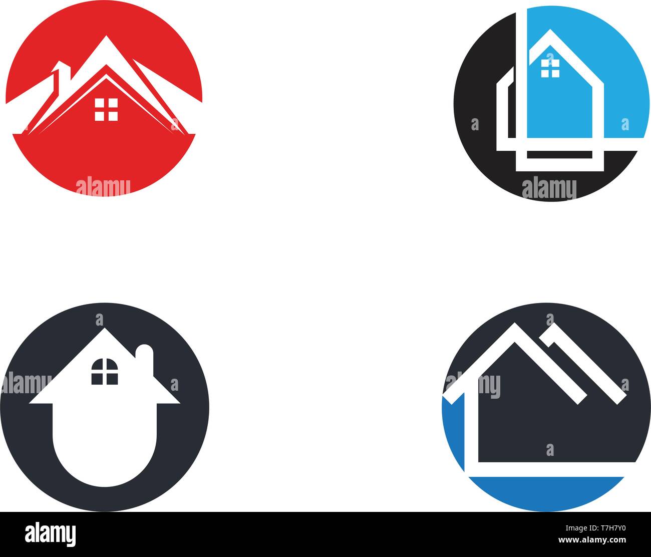 Home and building logo and symbol vector template Stock Vector Image ...
