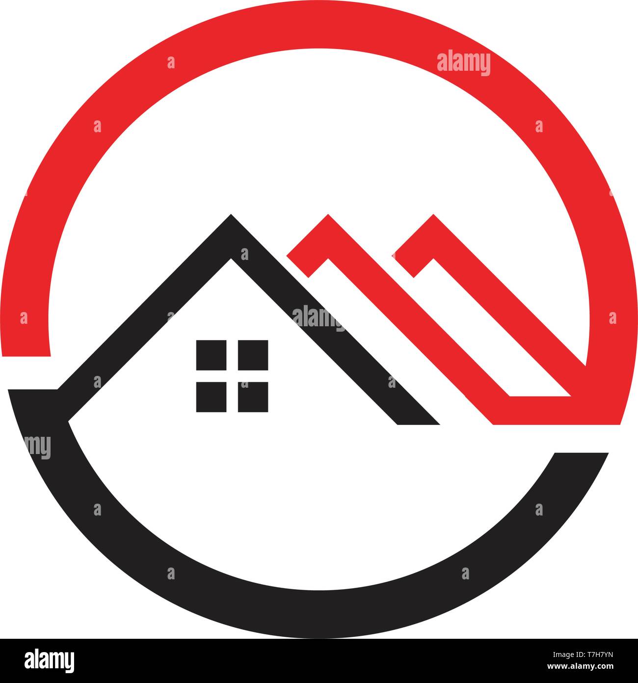 Home and building logo and symbol vector template Stock Vector Image ...