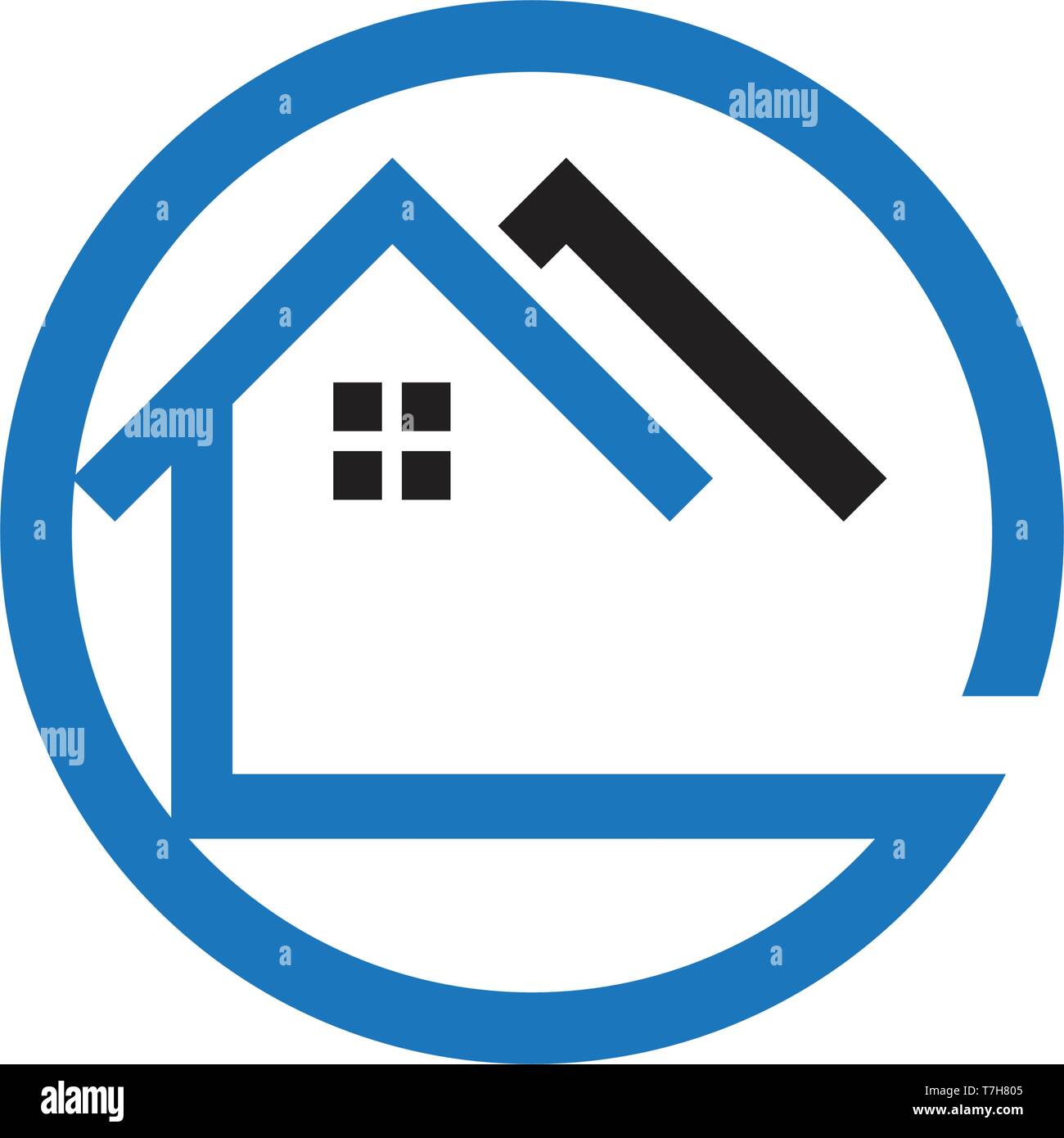 Home and building logo and symbol vector template Stock Vector Image ...