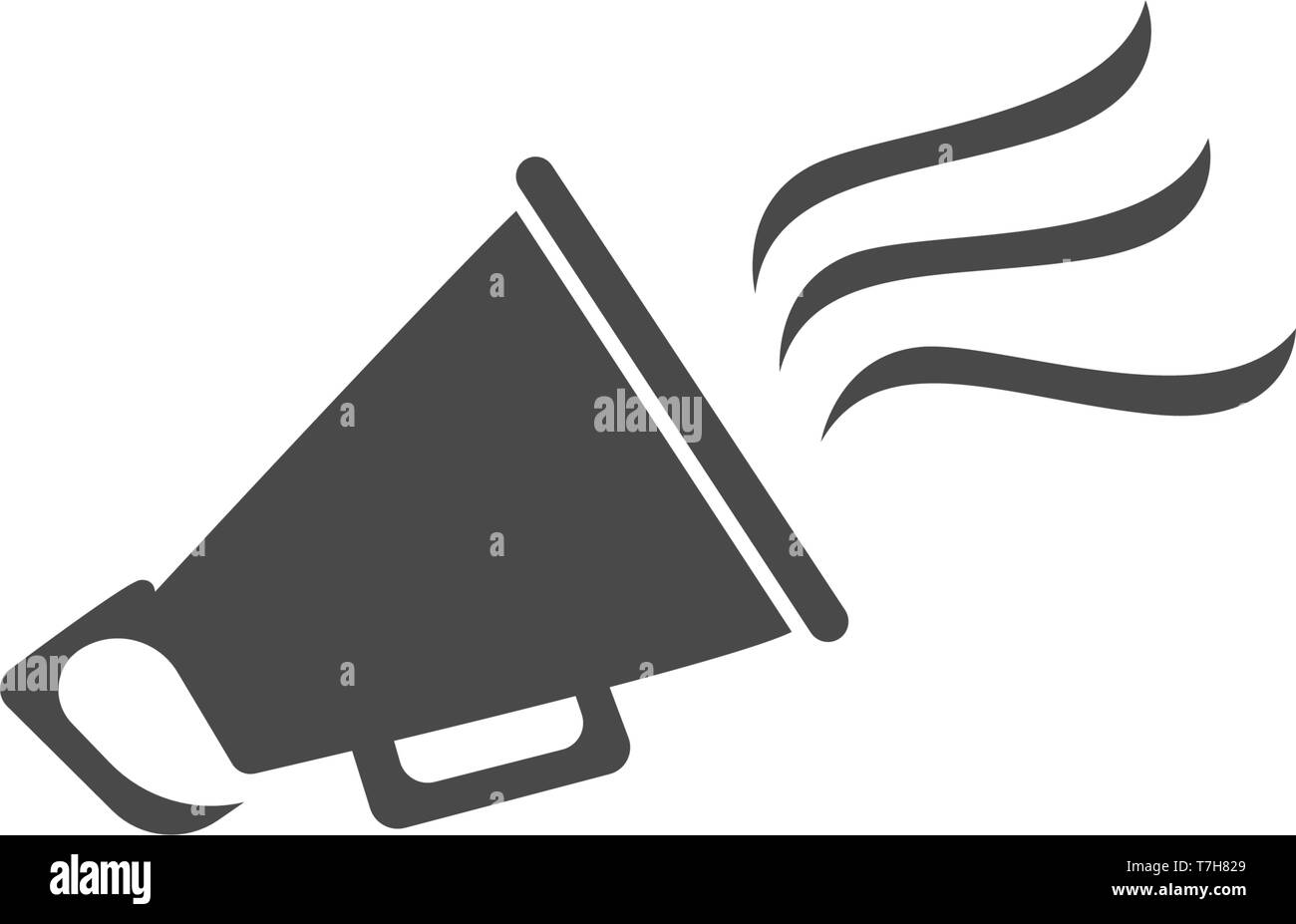 megaphone vector icon Stock Vector Image & Art - Alamy