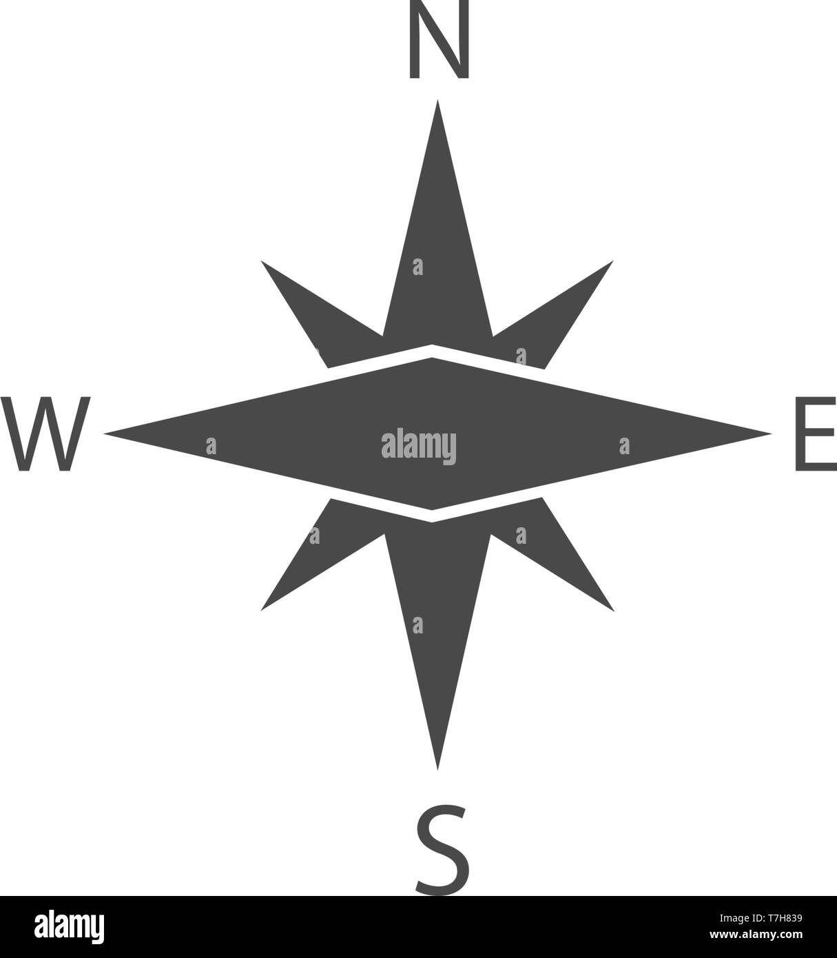 Wind rose vector icon,Pictograph of compass Stock Vector Image & Art ...