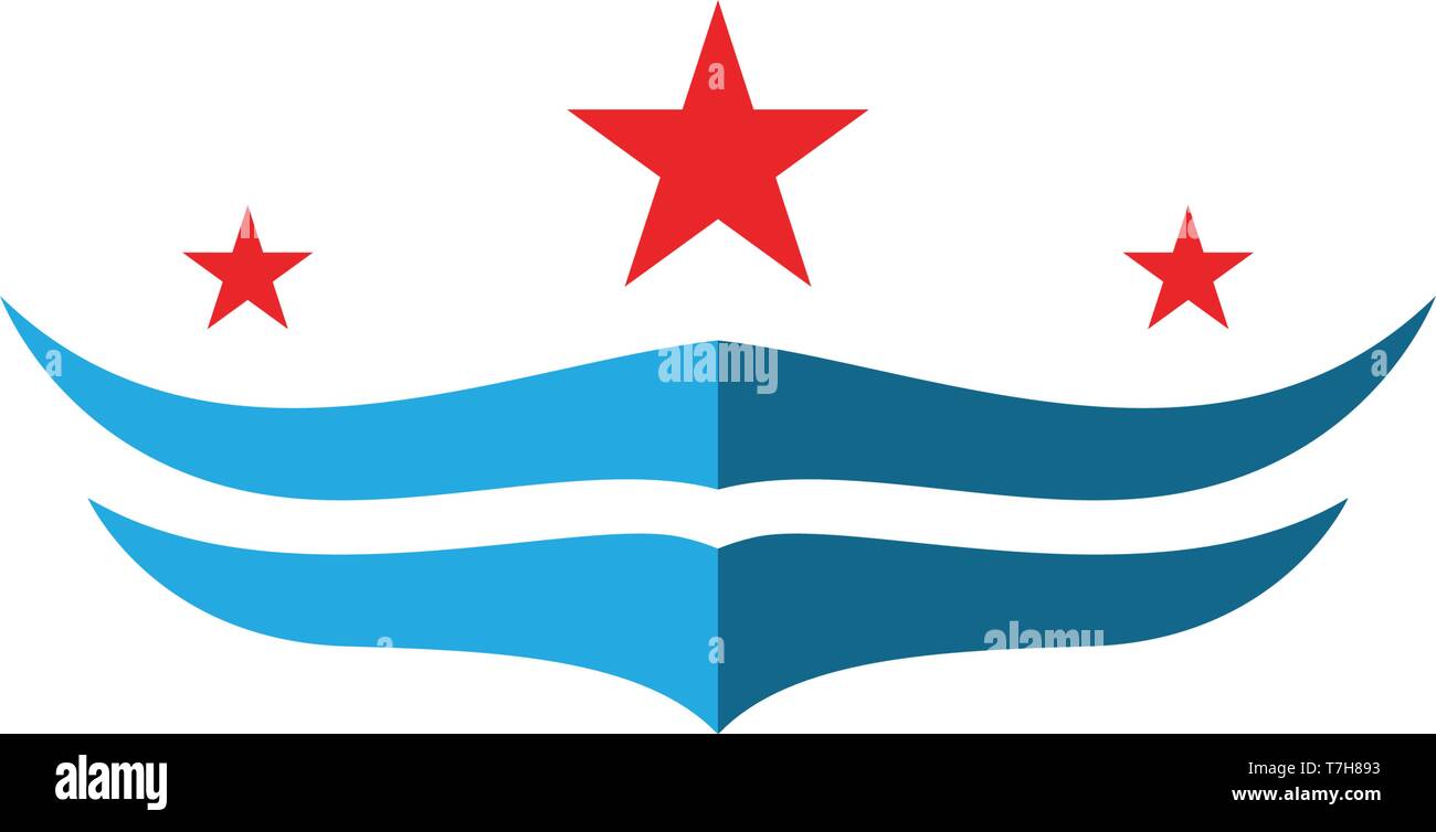 Wings logo and symbols app template icons Stock Vector Image & Art - Alamy