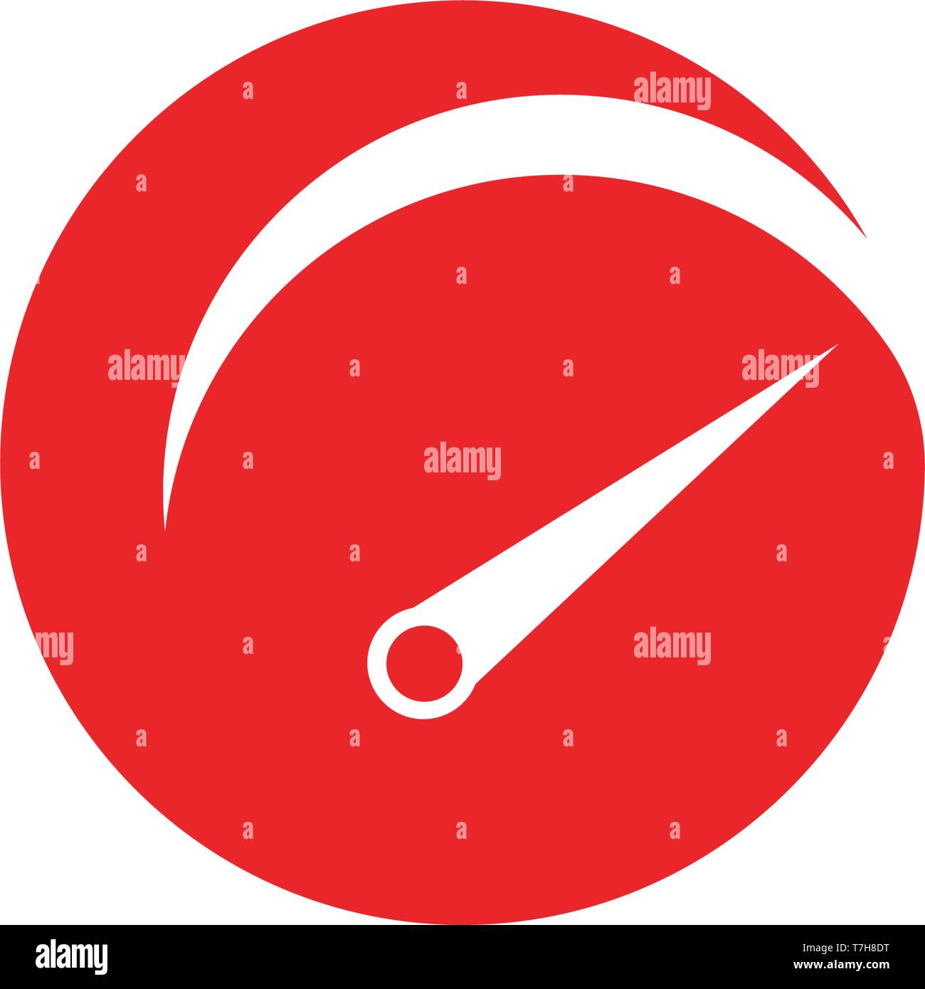 Speed meter logo faster Stock Vector Image & Art - Alamy