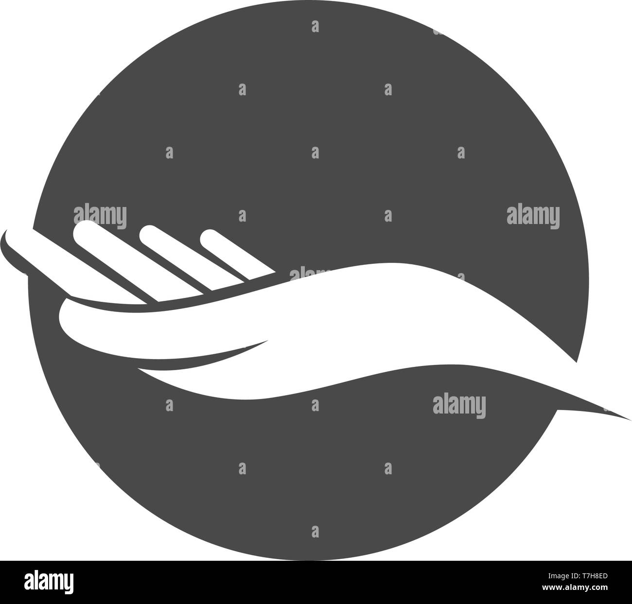 Hand icon vector, flat design best vector icon Stock Vector Image & Art ...