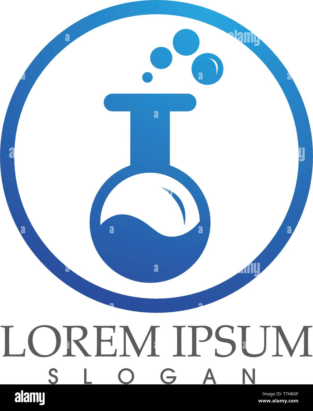 Chemical laboratory flask icon circle hi-res stock photography and ...