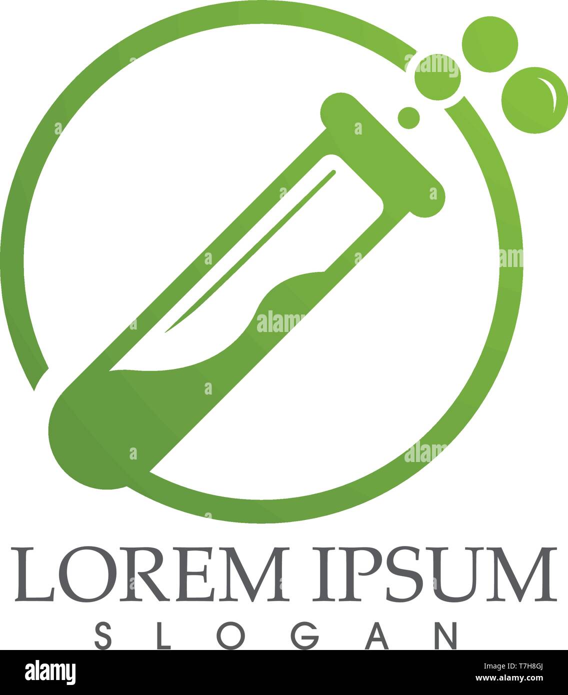 Chemical bottle vector icon for science laboratory Stock Vector Image ...