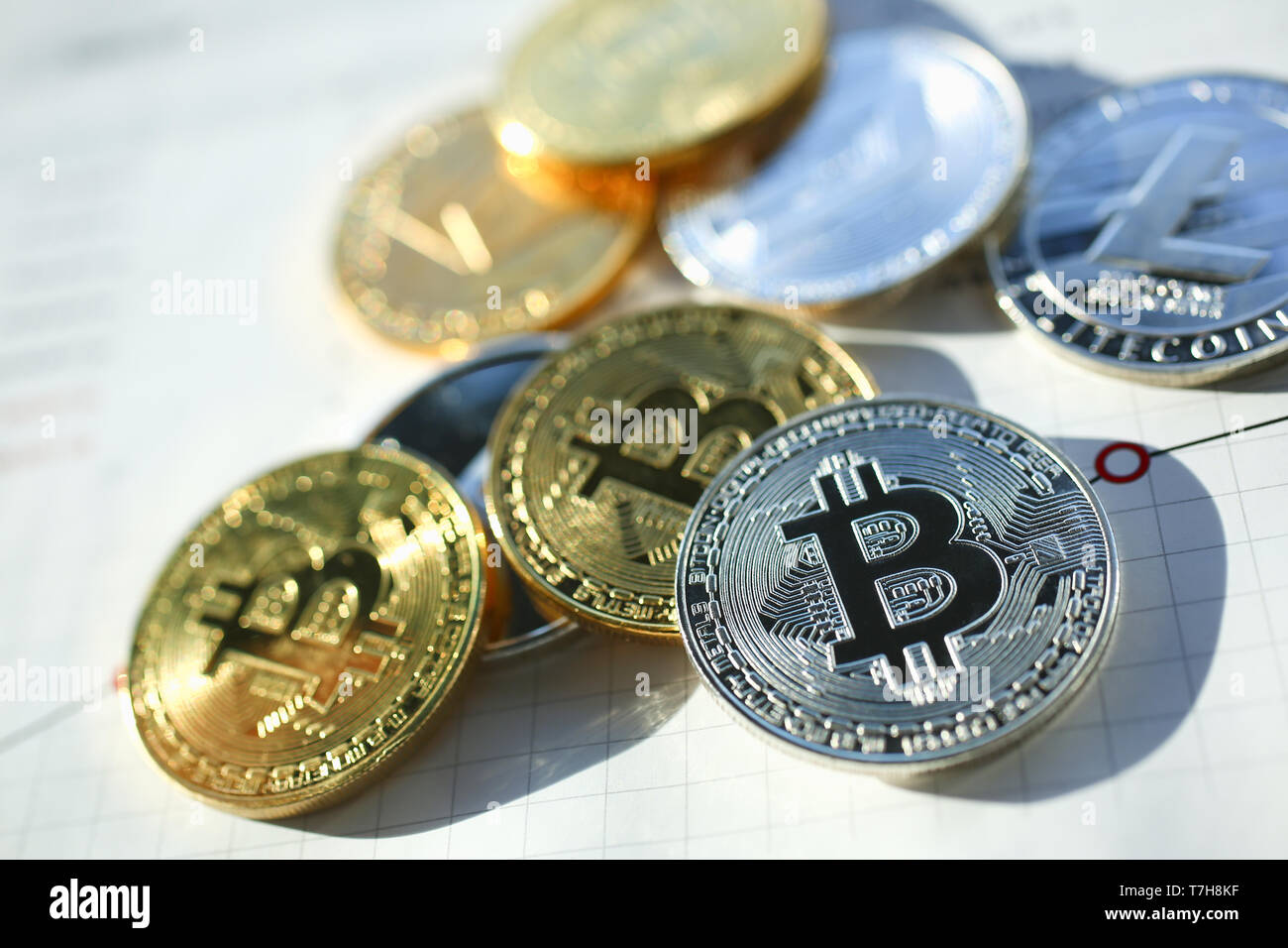 Bitcoin great design for any purposes. Crypto currency background ...