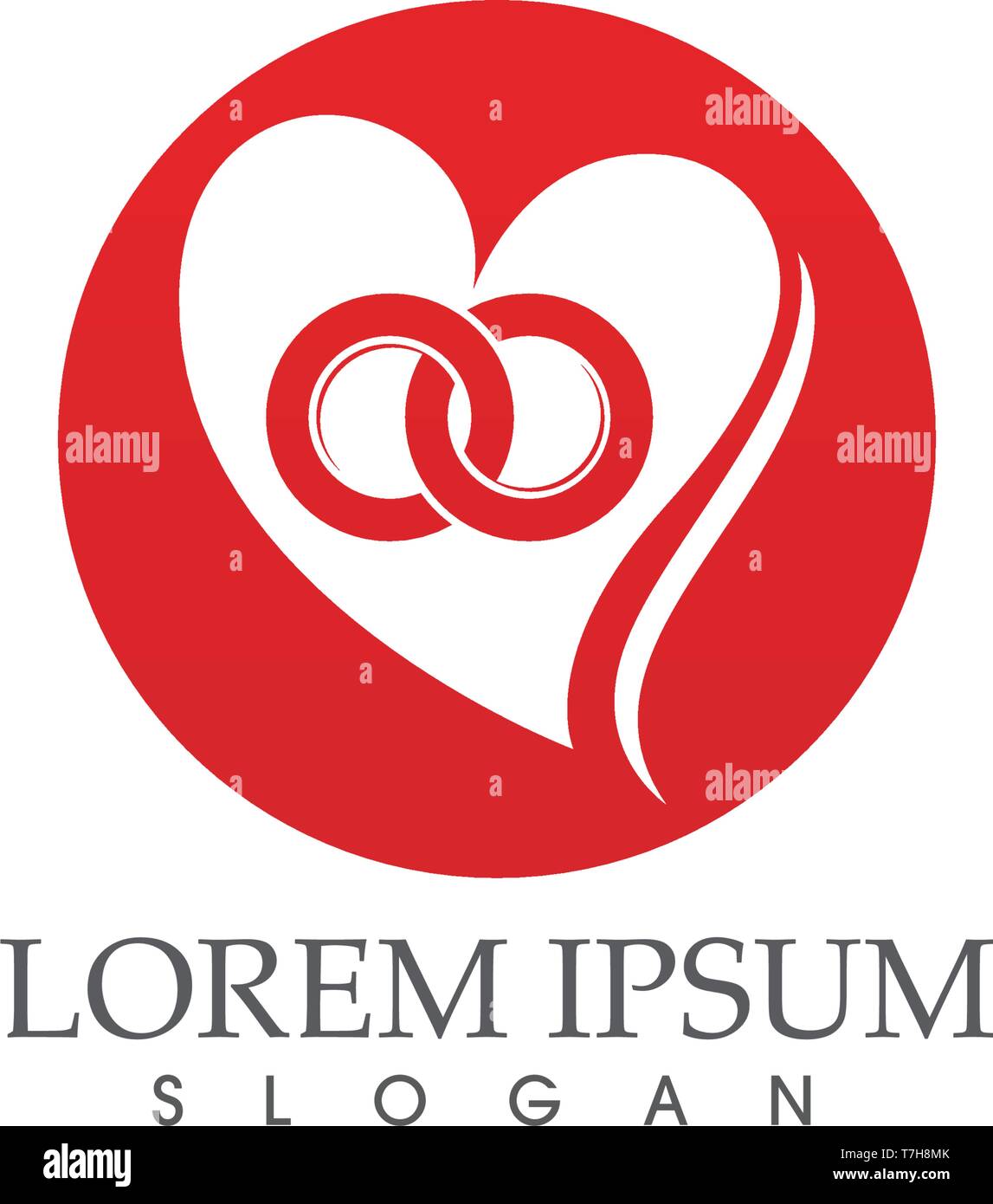 Love symbol logo vector Stock Vector Image & Art - Alamy