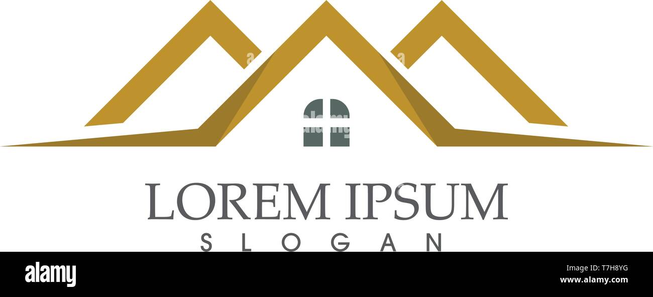 Home and building logo and symbol vector template Stock Vector Image ...