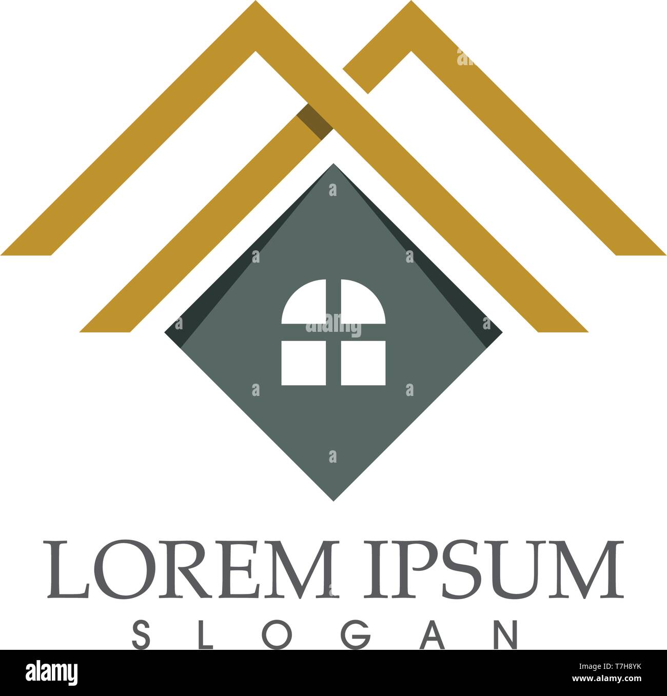 Home and building logo and symbol vector template Stock Vector Image ...