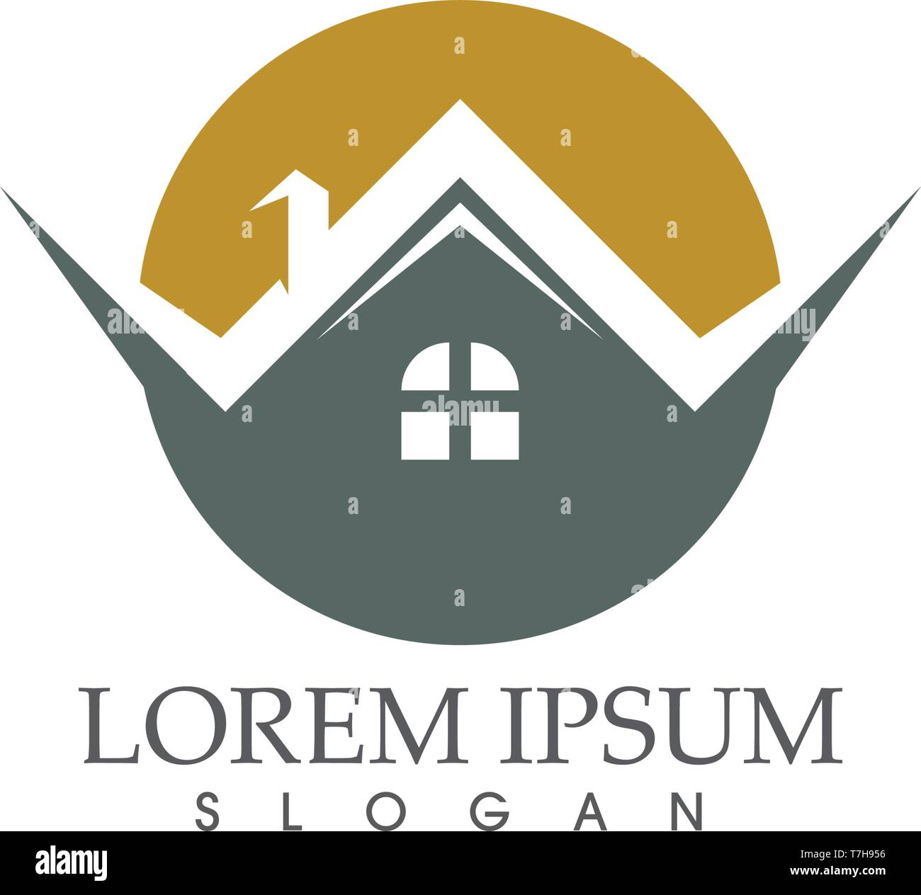 Home and building logo and symbol vector template Stock Vector Image ...