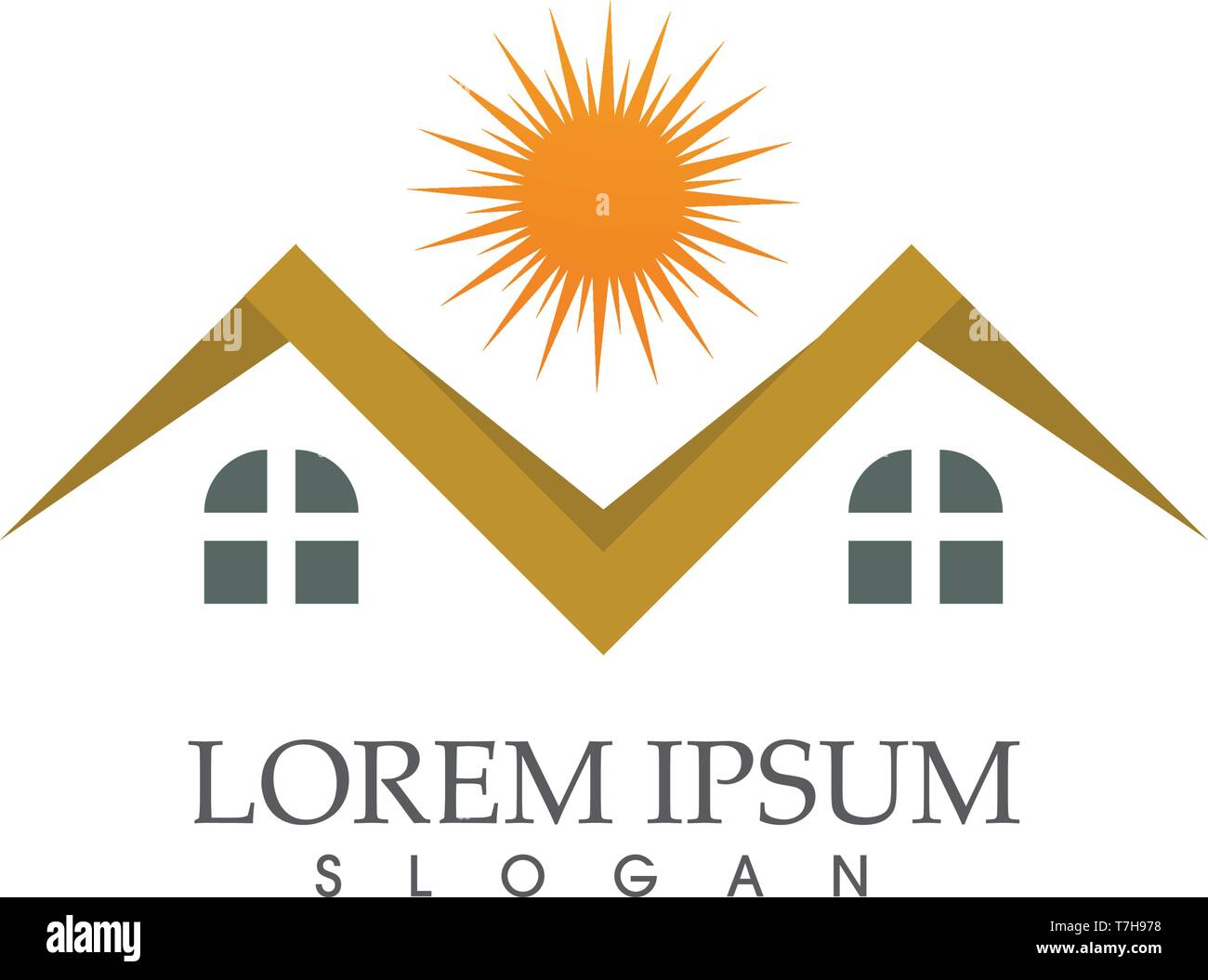 Home and building logo and symbol vector template Stock Vector Image ...