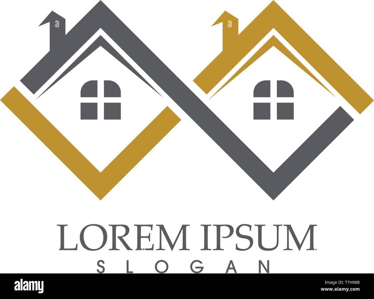 Home and building logo and symbol vector template Stock Vector Image ...