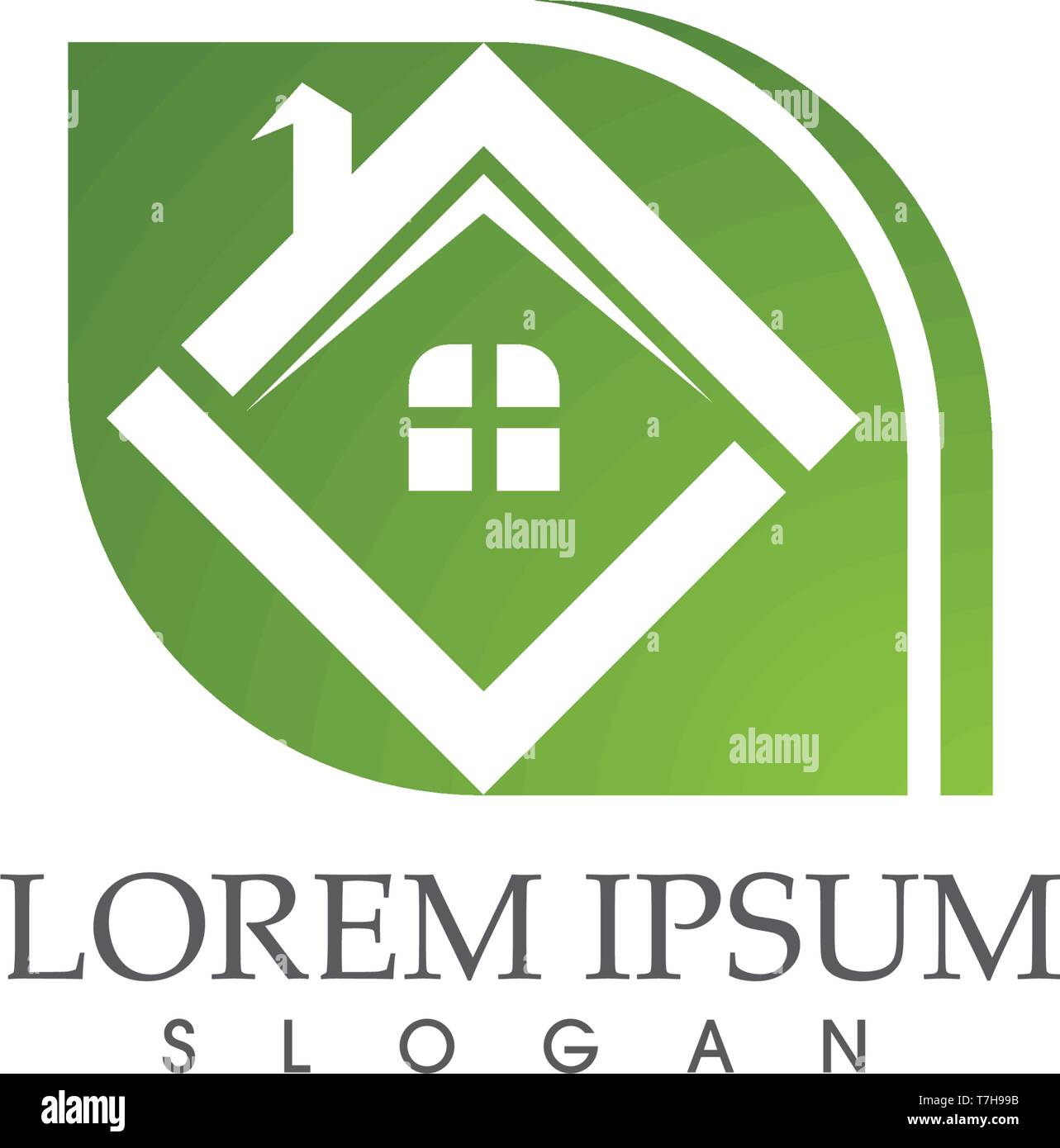 Home and building logo and symbol vector template Stock Vector Image ...