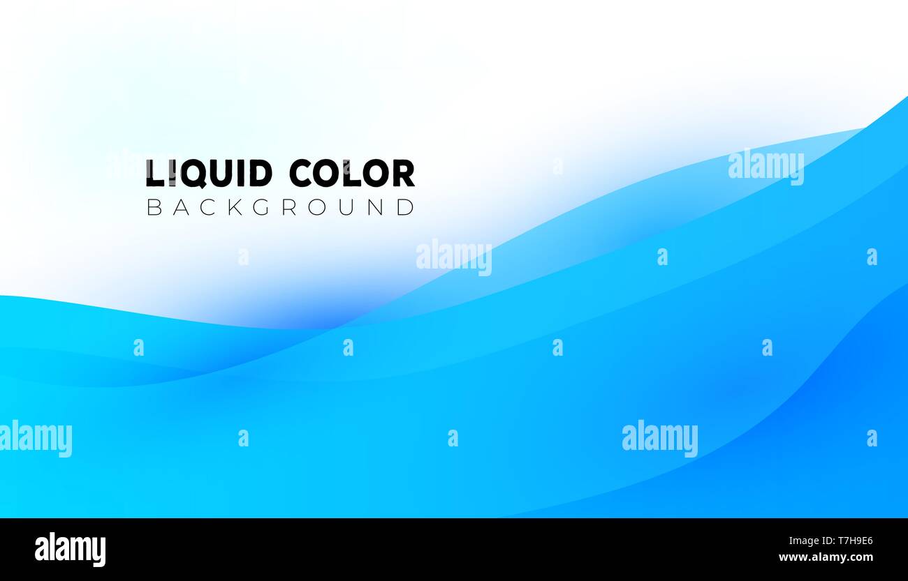 Trendy Abstract liquid Fluid Gradient Poster. Creative design 3d flow ...