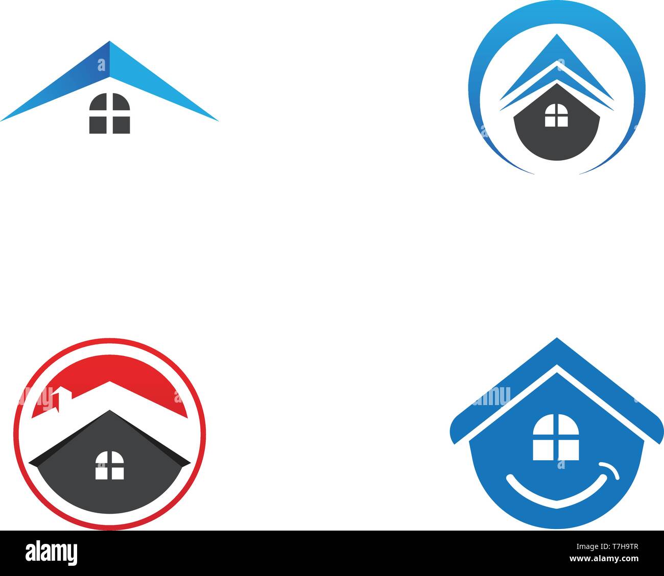 Home and building logo and symbol vector template Stock Vector Image ...