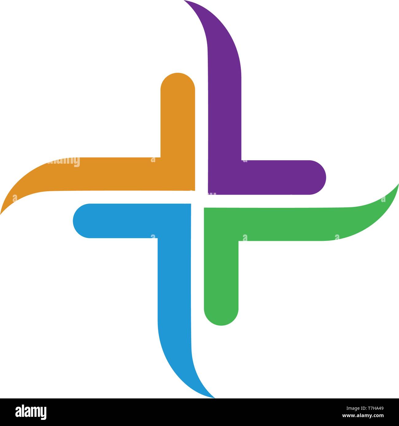 Hospital logo and symbols template icons vector health Stock Vector ...