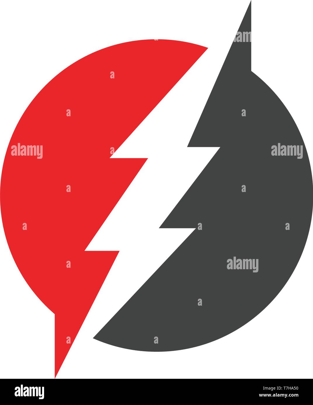 Faster LIGHTNING Logo Template vector icon illustration design Stock ...