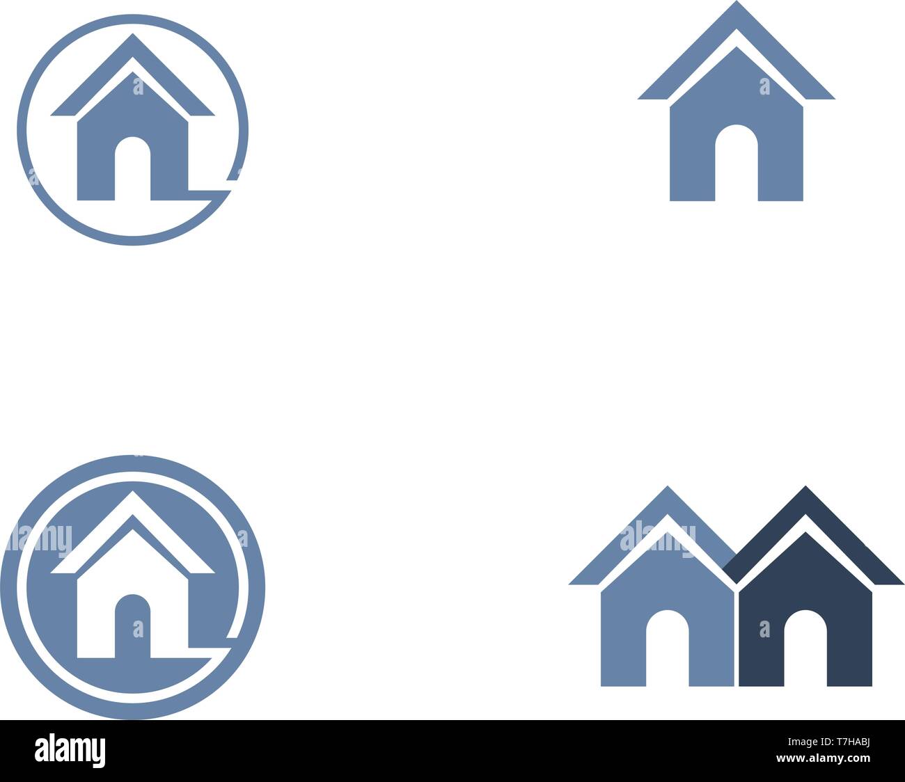 Home and building logo and symbol vector template Stock Vector Image ...