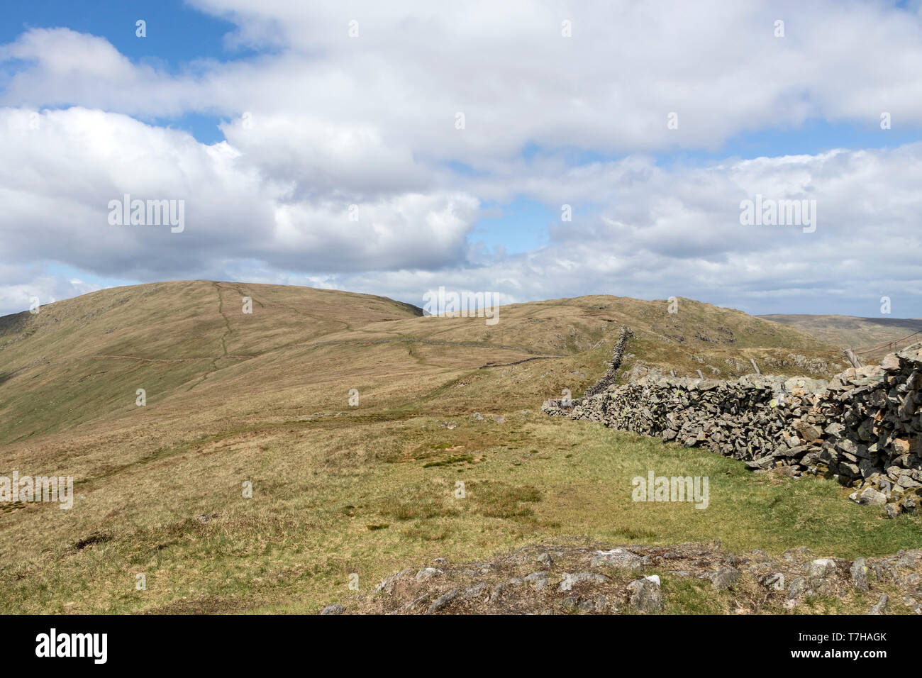 Kentmere Pike and Goat Scar from Shipman Knotts, Lake District, Cumbria ...