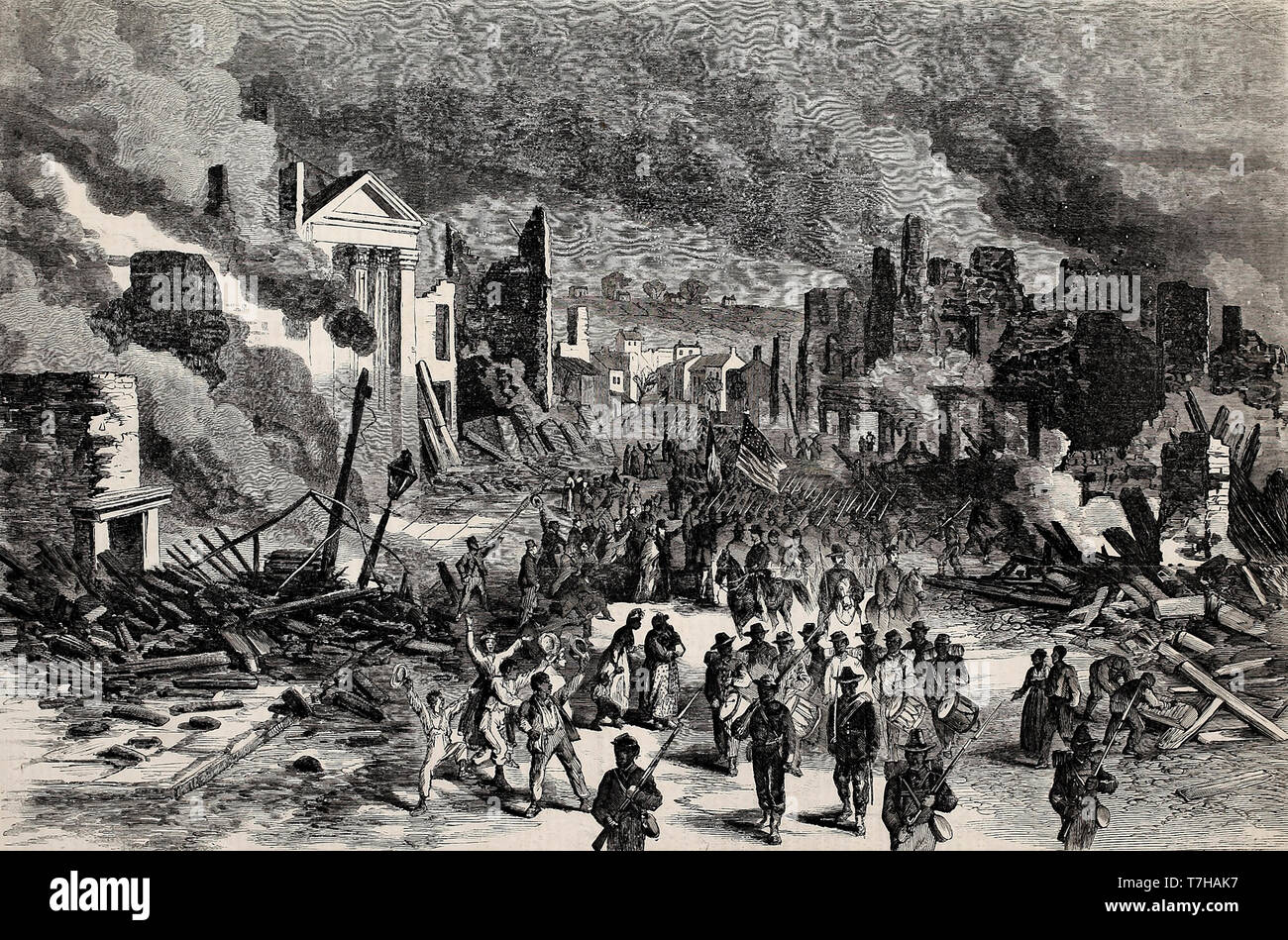 The Union Army entering Richmond, Virginia, April 3, 1865 - Reception ...
