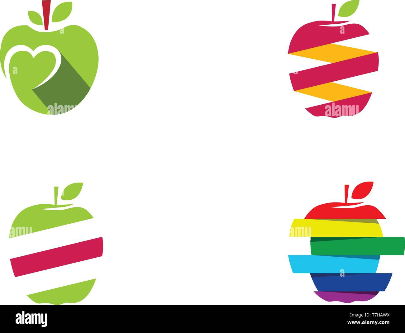 Apple logo and symbols vector illustration icons app Stock Vector Image ...