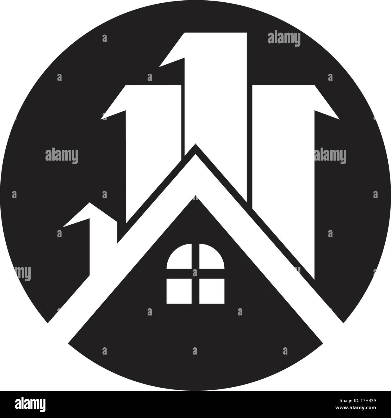 Home and building logo and symbol vector template Stock Vector Image ...