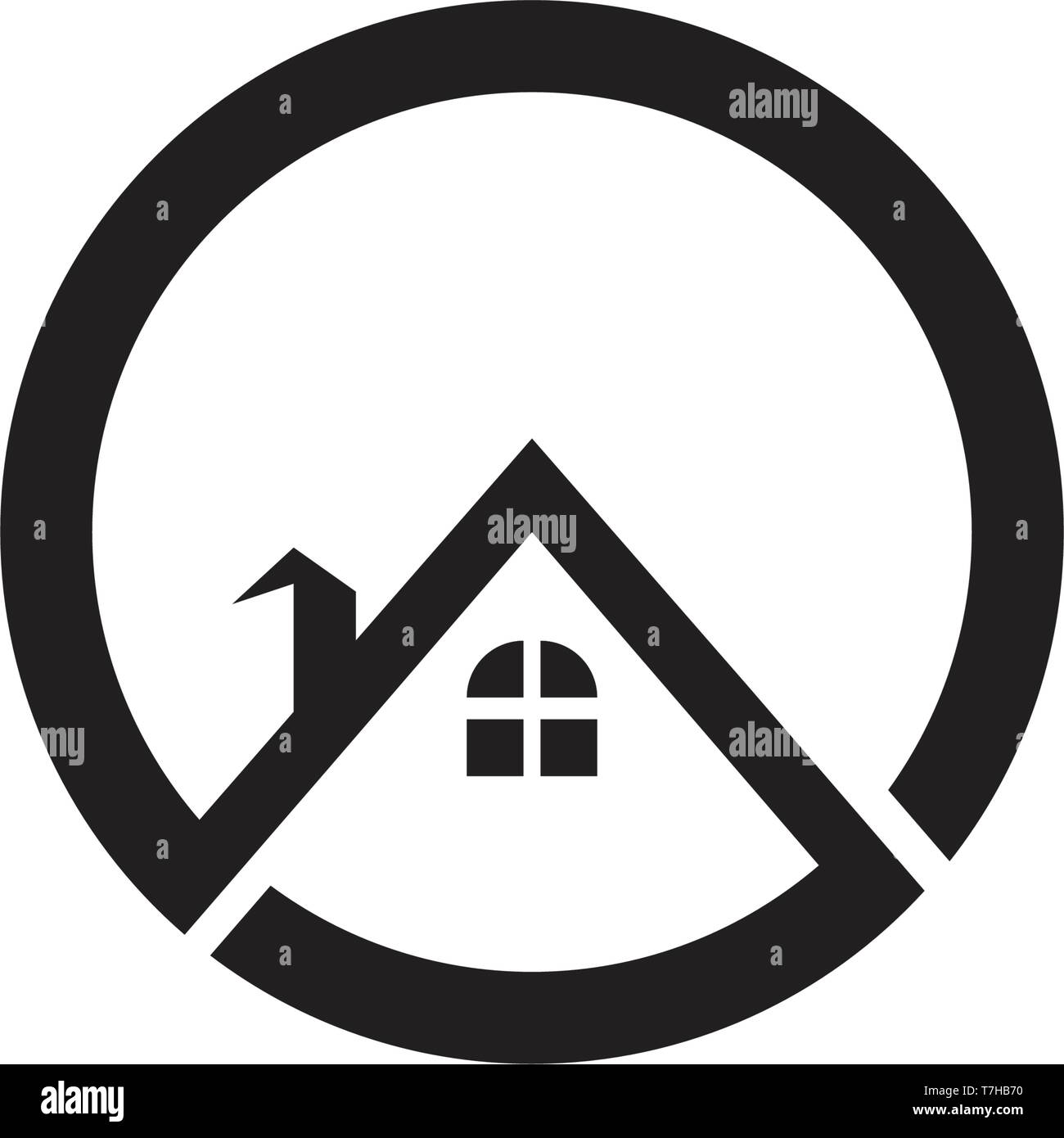 Home and building logo symbol Stock Vector Image & Art - Alamy