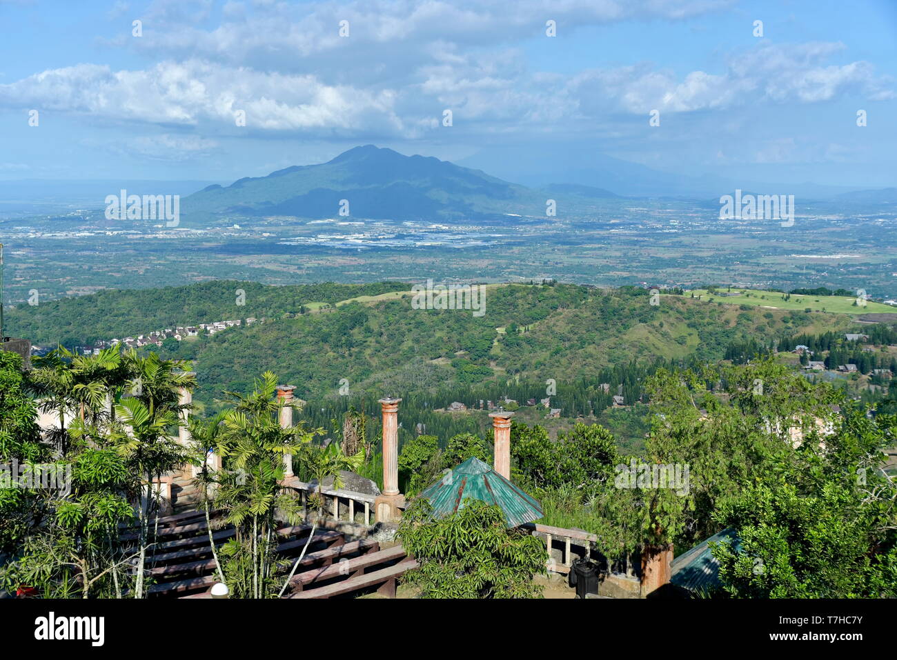 skyline view around Tagaytay city Hightland at the day, Philippines ...