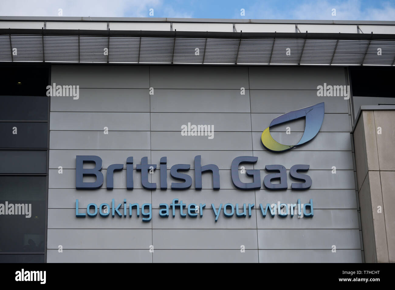 General view of british gas logo hi-res stock photography and images ...