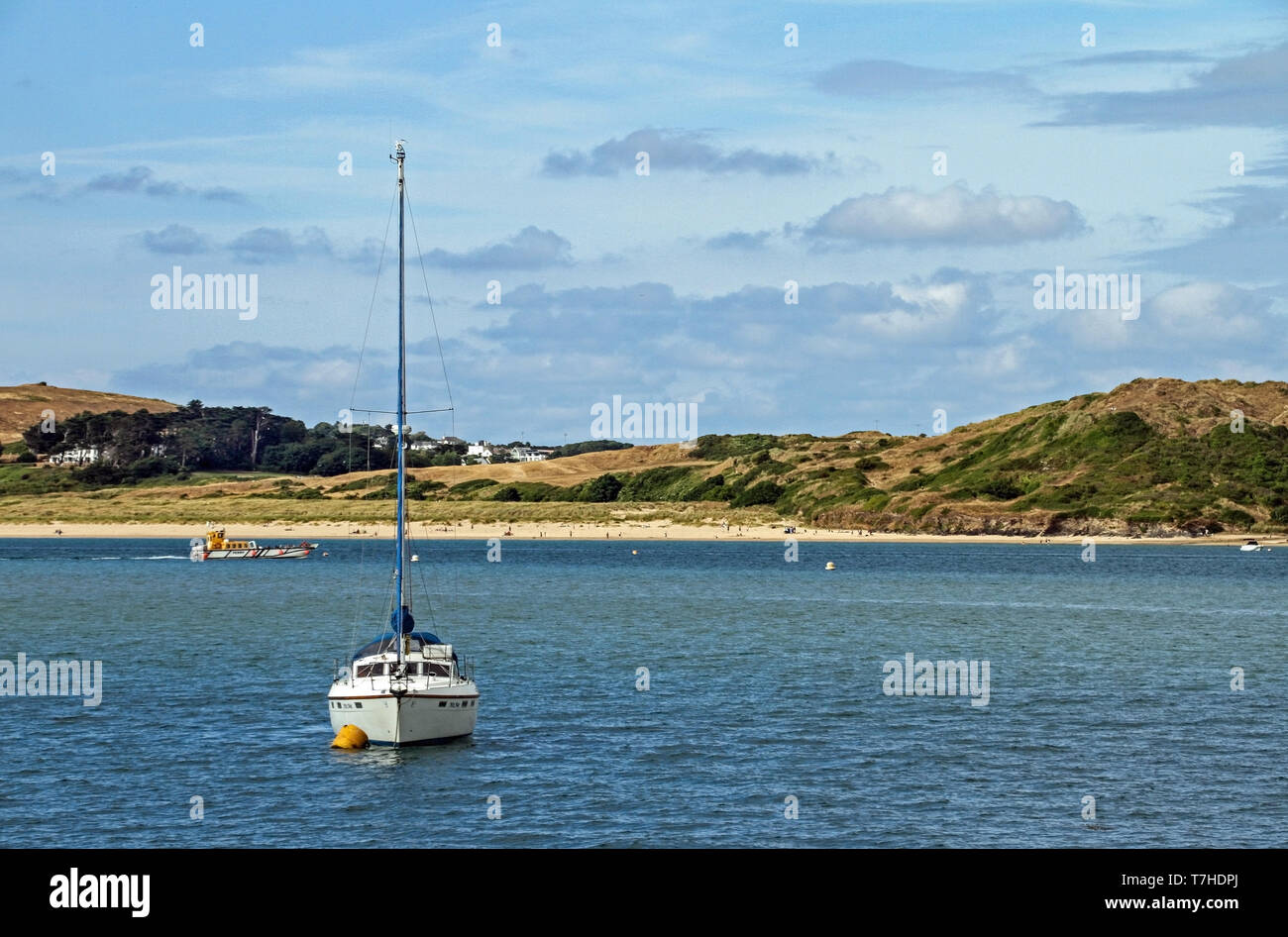 River Camel north Cornwall, photographed from Padstow Stock Photo - Alamy