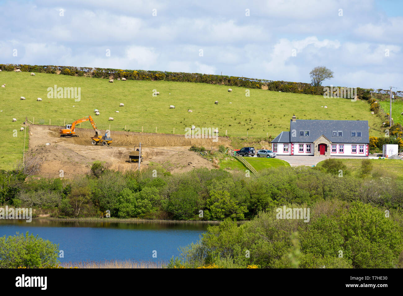 New build rural housing hi-res stock photography and images - Alamy