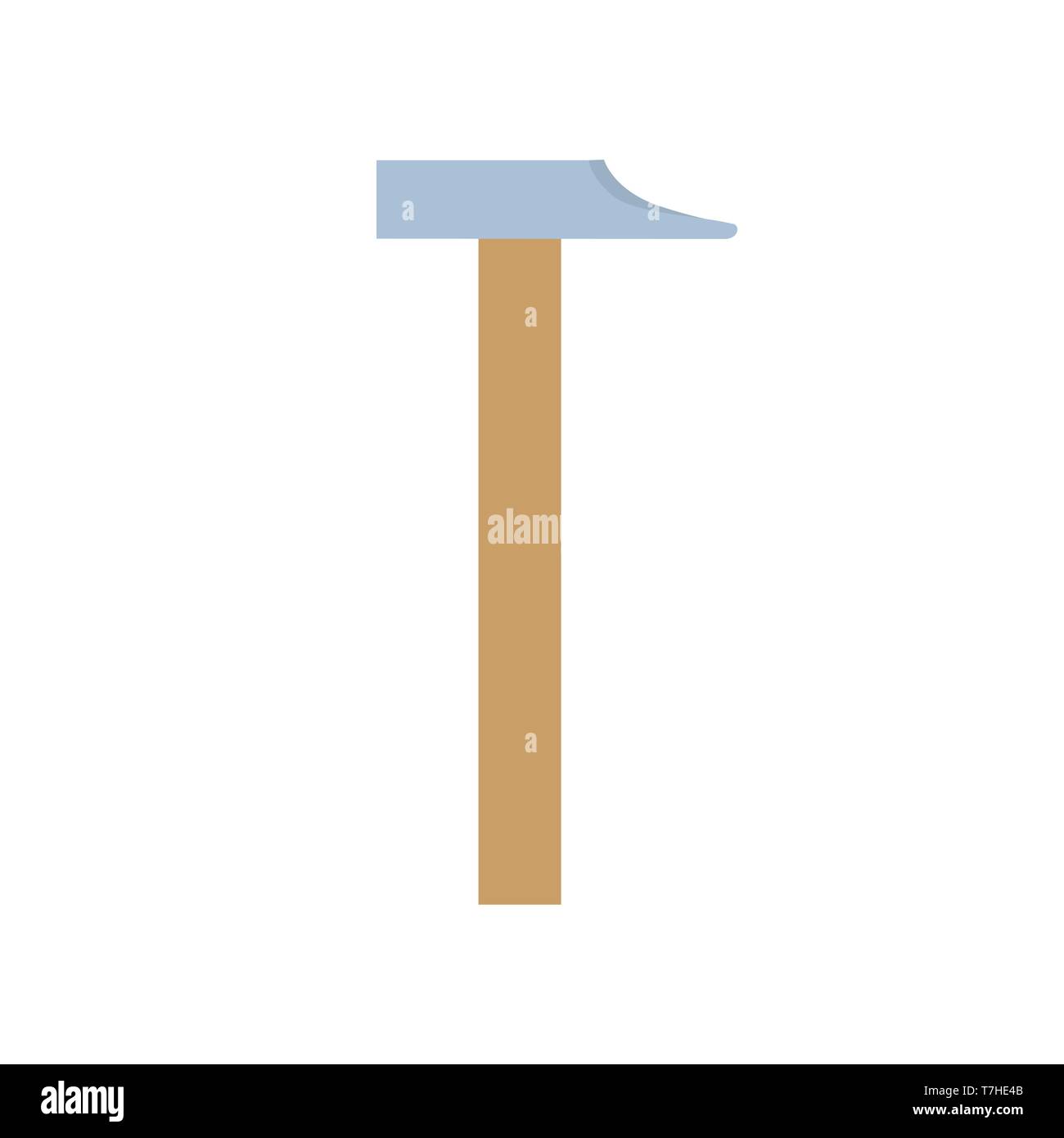 Hammer icon vector illustration isolated tool equipment construction ...