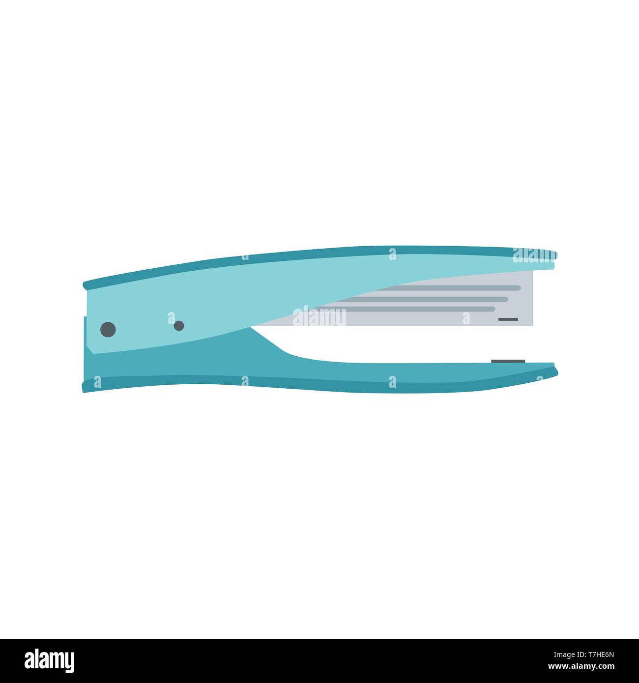 Stapler paper vector icon background illustration isolated. Stationery ...