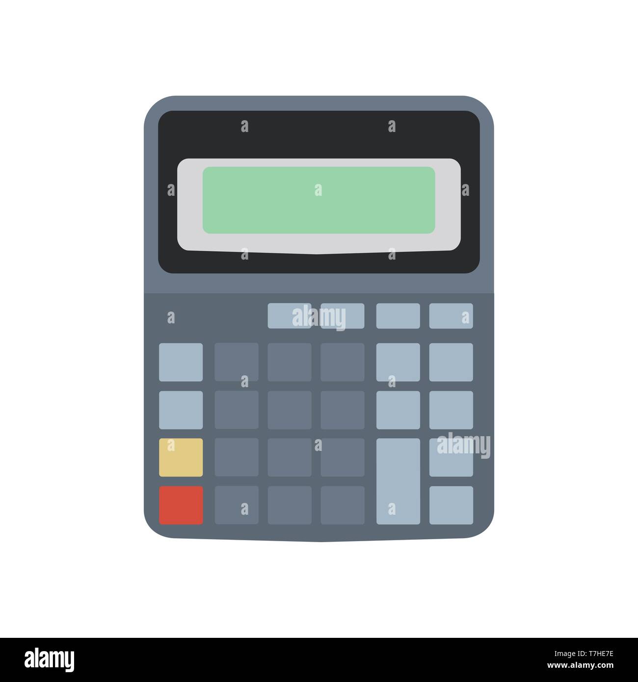 Calculator icon vector isolated design. Business button illustration ...
