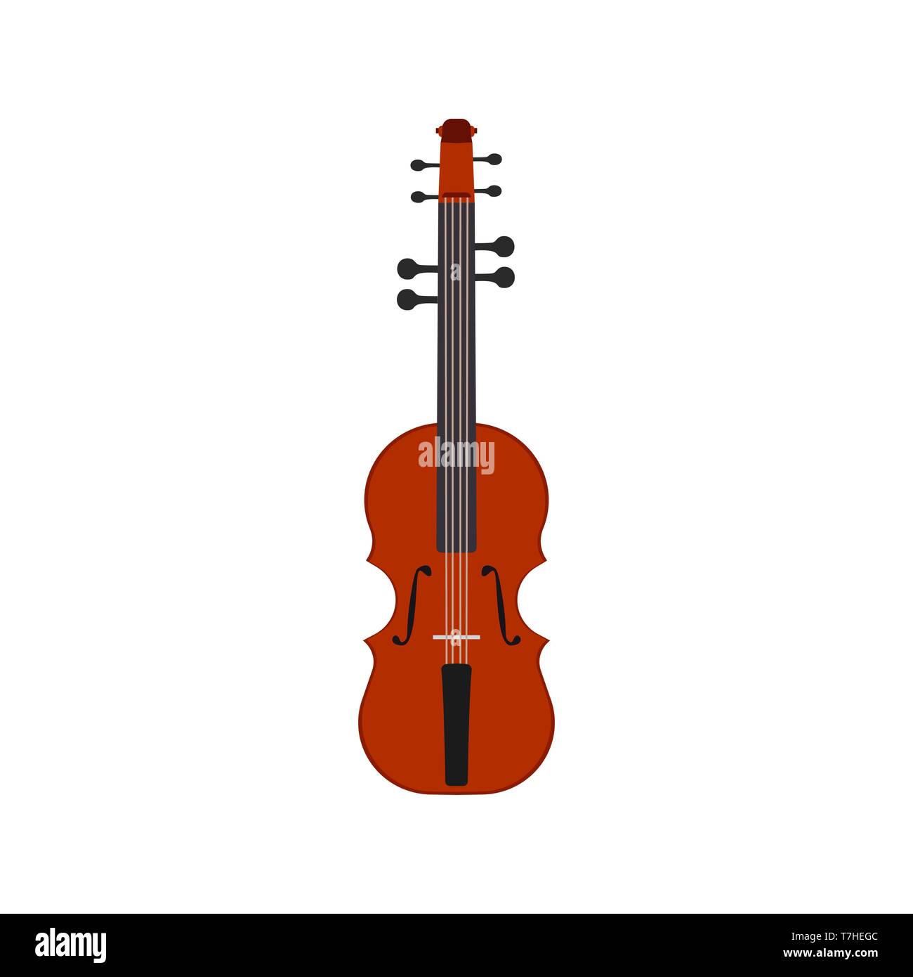 Arte Vectorial De Violines Musicales