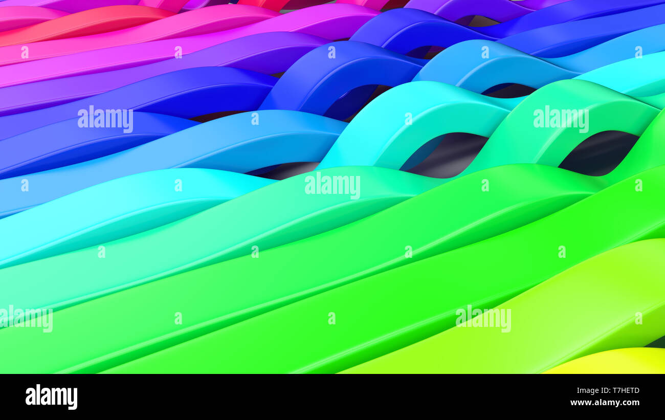 Render of 3D Geometric Abstract Background Stock Photo - Alamy