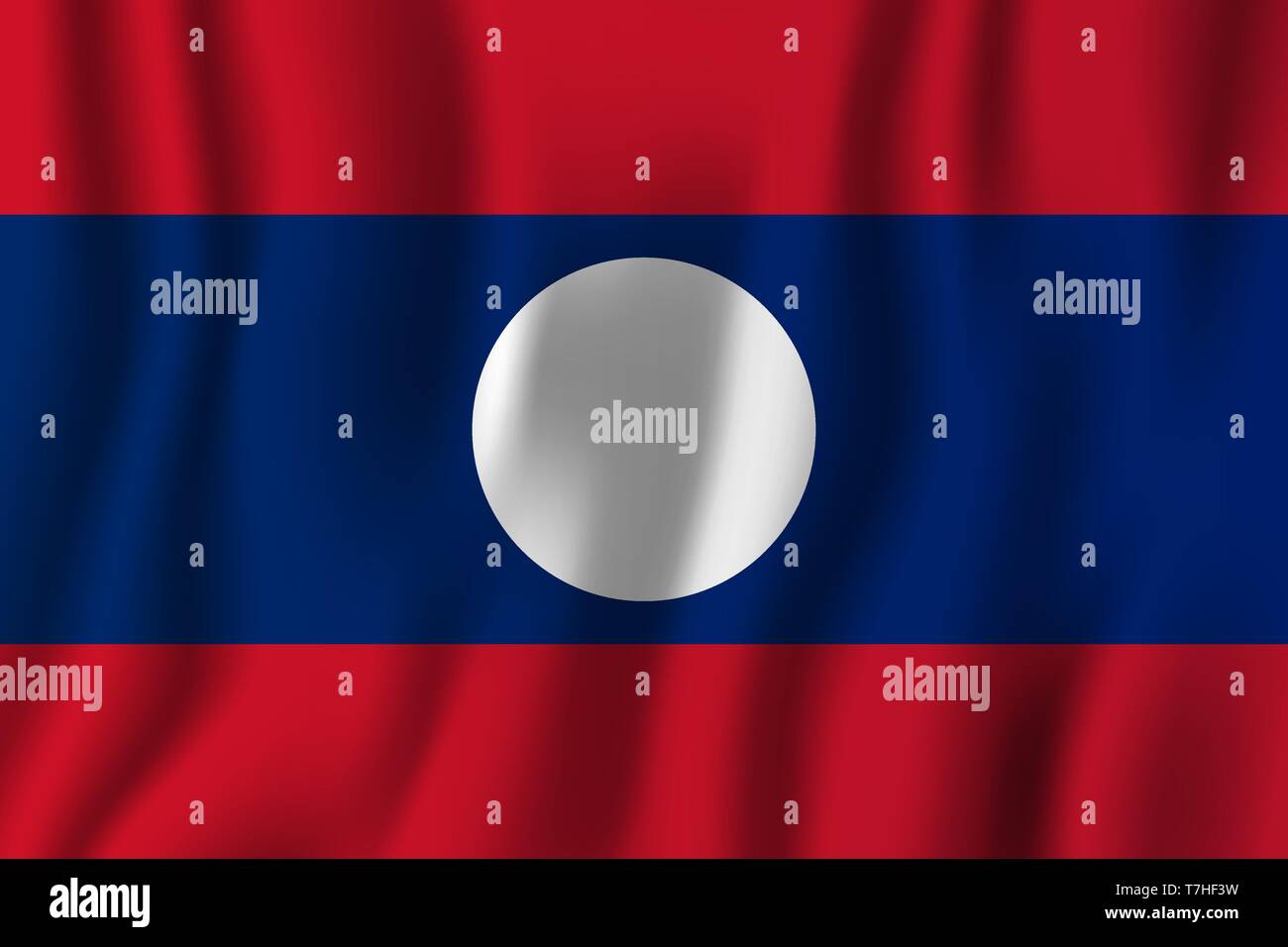 Laos silk flag Stock Vector Images - Alamy