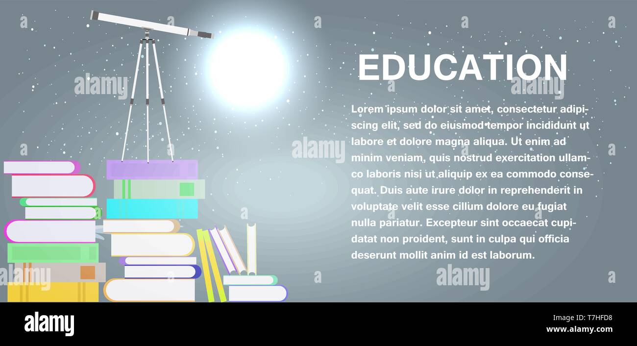 School education study symbol isolated. University concept vector sign ...