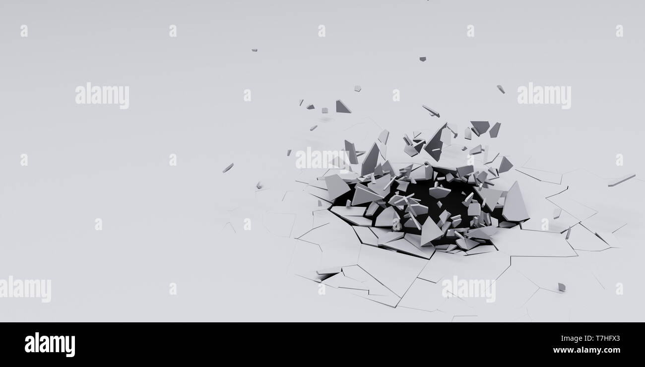 Render of 3D Shatter Abstract Wallpaper Background Stock Photo - Alamy