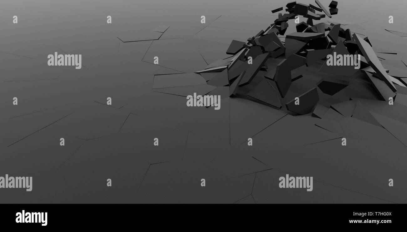 Render of 3D Shatter Abstract Wallpaper Background Stock Photo - Alamy